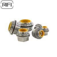 China Zinc Liquid Tight Flexible Conduit Straight Connector Bond To Boxes And Enclosures for sale