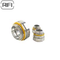 China Zinc Liquid Tight Flexible Conduit Straight Connector Bond To Boxes And Enclosures for sale
