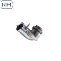 China 2 Inch Industrial Conduit Fittings Zinc Squeeze 90 Degree Connector for sale