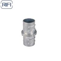 China Flexible Metal 1 Inch Conduit Fittings Zinc Screw In Connector for sale