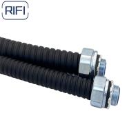 China Black Flexible Conduit And Fittings 4 Inch PVC Gasket Straight Connector for sale
