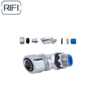 China OEM Flexible Conduit And Fittings Flexible Metal Conduit Connectors 90 Degree for sale