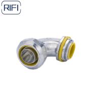 China OEM Flexible Conduit And Fittings Flexible Metal Conduit Connectors 90 Degree for sale