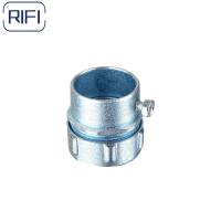 China Zinc Flexible Conduit Adaptor DKJ Flex To Steel Pipe Adaptor 3/8