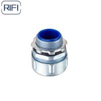 China Zinc Flexible Conduit Adaptor DKJ Flex To Steel Pipe Adaptor 3/8