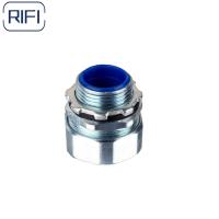 China Zinc Flexible Conduit Adaptor DKJ Flex To Steel Pipe Adaptor 3/8
