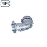 China Flexible 90 Degree Bx Connector Fmc Angle Squeeze Metal Hose Connector for sale