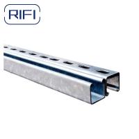 China 1.5mm 41 41 Channel Bar Unistrut Slotted 1 5/8 12 Gauge Metal Strut Channel for sale