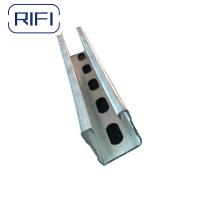 China 1.5mm 41 41 Channel Bar Unistrut Slotted 1 5/8 12 Gauge Metal Strut Channel for sale