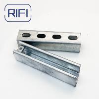 China Galvanized HDG Slotted Strut Channel 41*41*2mm 10ft C Channel for sale