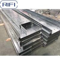 China Steel Sheet Raceways Cable Tray System Galvanized Steel GI Cable Trunking for sale