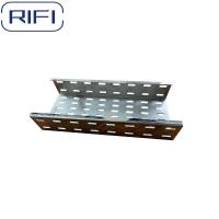 China Iso Standards Fireproof Perforated Cable Tray Electrical Cable Rack High Load Capacity for sale
