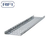 China Customizable White Electrical Cable Tray Metal For Cable Organization 6000MM Length for sale