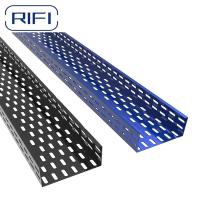 China Customizable White Electrical Cable Tray Metal For Cable Organization 6000MM Length for sale