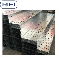 China Durable Galvanized Perforated Electrical Cable Tray Channel For Secure Cable Management for sale