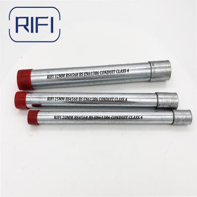 China Electrical Wire Tubing Gi Conduit Pipe Flame Resistance Easy Connection for sale