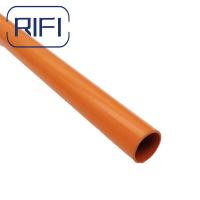 China Orange Powder Coated Gi Conduit Pipe Expoxy Color BS4568 Bsen61386 BS31 for sale