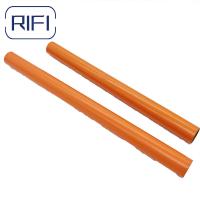 China Orange Powder Coated Gi Conduit Pipe Expoxy Color BS4568 Bsen61386 BS31 for sale