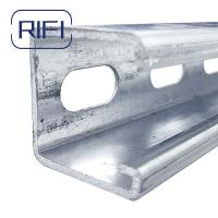 China 20ft Length Strut Channel And Fittings with Thickness 0.8mm-3mm for Wall Mount for sale