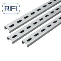 China Silver Strut Channel And Fittings with Thickness 0.8mm-3mm for support for sale