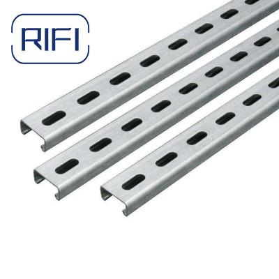 China Silver Strut Channel And Fittings with Thickness 0.8mm-3mm for support for sale