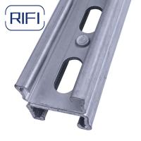 China Silver Strut Channel And Fittings with Thickness 0.8mm-3mm for support for sale