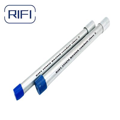 China Silver GI Conduit Pipe With Accessories Circular Round Boxed Package Plastic Bag Or Film for sale