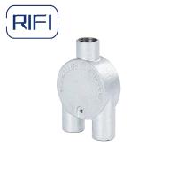 China 20mm 25mm Circular Junction Box Electrical Box For Latest Material Malleable Iron for sale