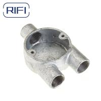 China 20mm 25mm Circular Junction Box Electrical Box For Latest Material Malleable Iron for sale