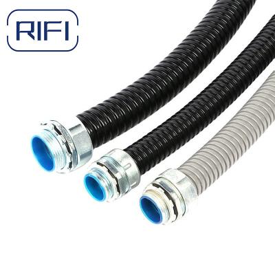 China Steel Galvanized Flexible Conduits PVC Covered And Connection By Fittings for sale