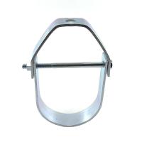 China 8'' Silver Conduit Clevis Hanger Metal Conduit Clamp Weather Resistance for sale
