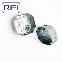 China Indoor Electrical Conduit Boxes With Octangonal Structure And 1/2 Inch Knockout Size for sale