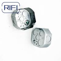 China Indoor Electrical Conduit Boxes With Octangonal Structure And 1/2 Inch Knockout Size for sale