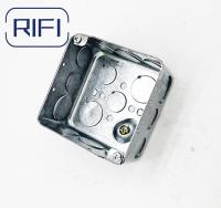 China 2 Gang Metal Wall Electrical Jucntion Box Square Shape for sale