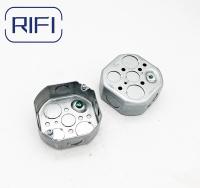 China 1/2 Inch Knockout Size Electrical Conduit Boxes With Metal Junction Box Cover for sale