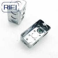 China 1/2 Inch Knockout Size Electrical Conduit Boxes With Metal Junction Box Cover for sale