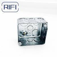 China 1/2 Inch Knockout Size Electrical Conduit Boxes With Metal Junction Box Cover for sale