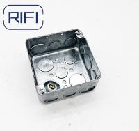 China Organized Long Lasting Wiring Electrical Junction Box With 2 Gang for sale
