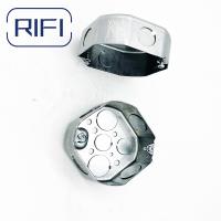 China Steel Galvanized Octangonal Silver Electrical Conduit Boxes For Electrical Systems for sale