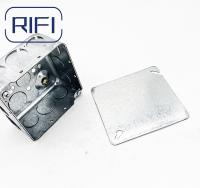 China Blank Cover Metal Electrical Conduit Boxes For Indoor Wiring for sale