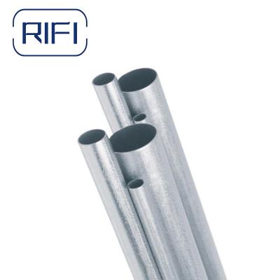 China 90°  Bend Radius 1/2 To 4 Inch Silver EMT Conduit Pipe Essential For Conduit System Efficiency for sale