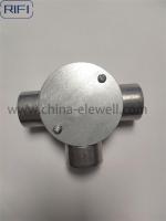 China Electrical Metallic Tubing EMT Aluminum Junction Box 1 Way With Cover for sale