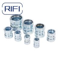 China Female Imc Conduit Fittings Steel With Zinc Coating IMC Compression Coupling for sale