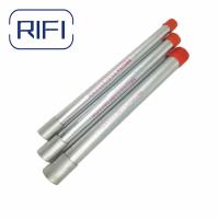 China 1.2mm-1.6mm Thickness Silver GI Conduit Pipe Hot Dip Galvanized for sale