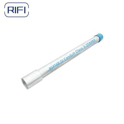 China BS31 1940 Stanndard 3.81 Meter Galvanized Steel Conduit Easy Installation Durable for sale