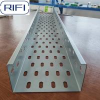 China Wire Mesh Tray Cable Wire Perforated Cable Tray 50-200mm Height for sale