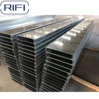 China Rectangular Steel Aluminm Frp Electrical Cable Tray 1 Meter To 6 Meter For Cable Organization for sale