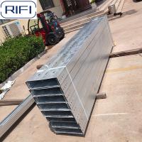 China Rectangular Steel Aluminm Frp Electrical Cable Tray 1 Meter To 6 Meter For Cable Organization for sale