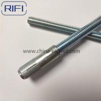 China RIFI Zinc Plated Threaded Rod DIN 975 Class 4.6  DIN976 Class 4.8 40 Degree 60 Degree M6 M8 M10 M12 for sale