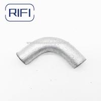 China 20mm 25mm Solid Elbow GI Conduit Fittings Electrical Conduit System  With Galvanized Steel for sale